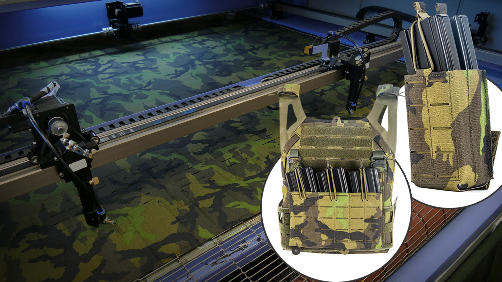 MOLLE vs LASER - (R)Evoluce ve výrobě | ARMYWEB.cz