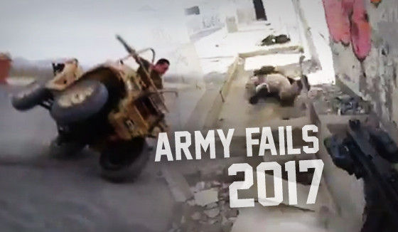 ARMY FAILS 2017 aneb i v armádě se občas něco nepodaří :) | ARMYWEB.cz