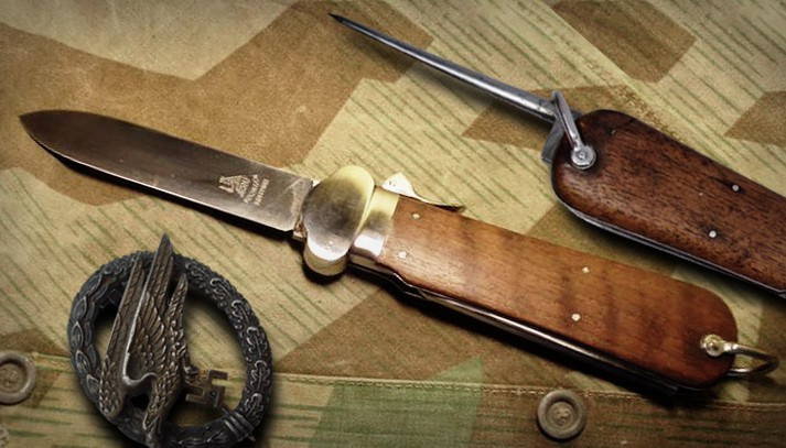 Gravitační nůž Fallmesser - speciální bojový nůž německých ...