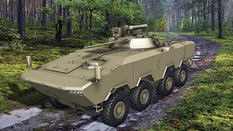 BTR-V2: Zcela nový kolový obrněnec z Běloruska | ARMYWEB.cz