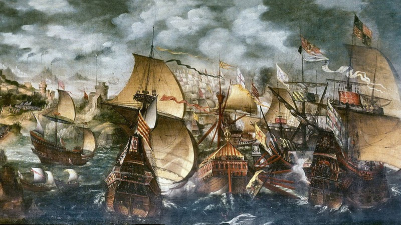 Děsivá námořní síla těžkopádné španělské Armady – Angličané ji odrazili ...